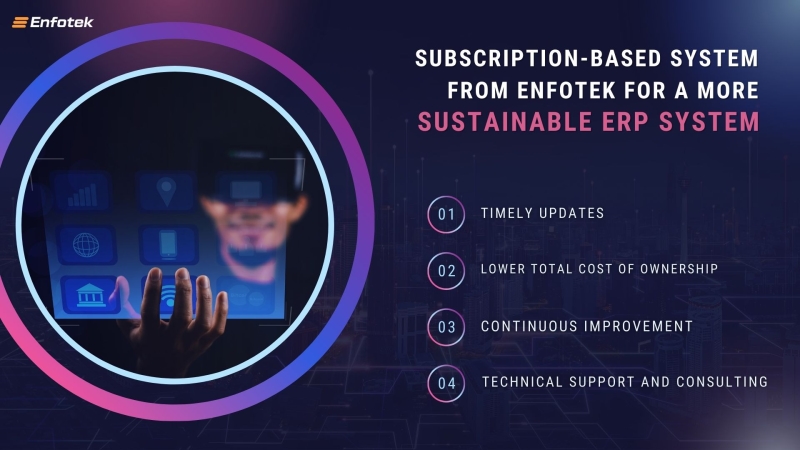 SUBSCRIPTION-BASED SYSTEM FROM ENFOTEK FOR A MORE SUSTAINABLE ERP ...