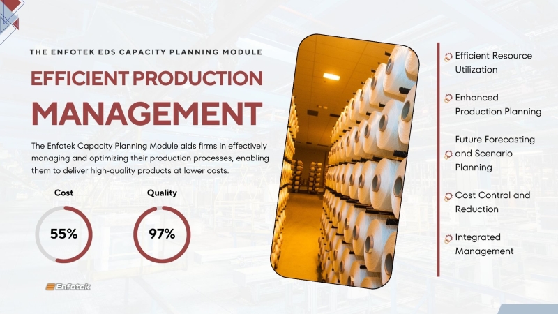 EFFICIENT PRODUCTION MANAGEMENT WITH THE ENFOTEK EDS CAPACITY PLANNING ...